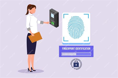 Premium Vector Face Recognition Voice Authentication And Retina Scanning Biometric