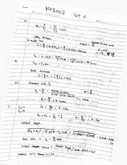 Ma2002 Tut2 Solution Pdf Course Hero