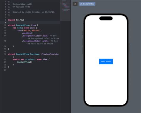 Set Background Color Of A Swiftui Label Julio Ornelas