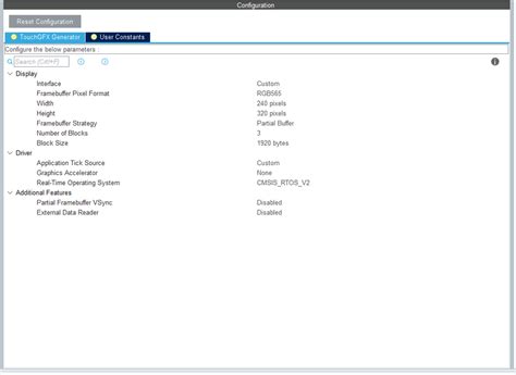 Running Touchgfx On Stm32f2 Series Mcu Stmicroelectronics Community