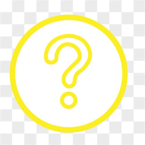 Download Yellow Circle With Question Mark Pngs Online Creative Fabrica