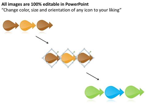 Arrow Process 3 Stages 13 PowerPoint Slide Templates Download PPT Background Template