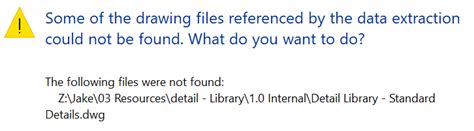 Solved Linking A Second Data Extraction Dxex External Reference Autodesk Community
