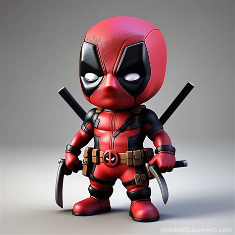 Deadpool 3d Model Prompts Stable Diffusion Online