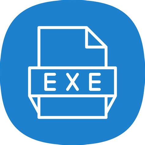Exe File Format Icon 16902960 Vector Art At Vecteezy