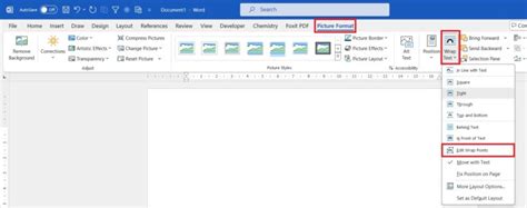 Understanding Different Types Text Wrapping Options In MS Word