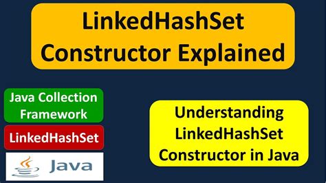 Linkedhashset Constructor Explained Java Collection Framework Youtube