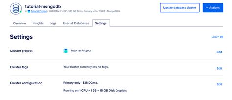 How To Forward Logs From A MongoDB Cluster DigitalOcean Documentation