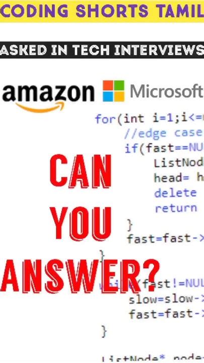 Microsoft Amazon Coding Interview Question Tamil Viral Programming