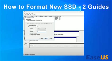 How To Format New SSD In Windows Step By Step Guide