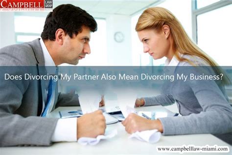 Divorcing My Partner What Happens To My Business