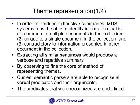 Ppt Topic Themes For Multi Document Summarization Powerpoint