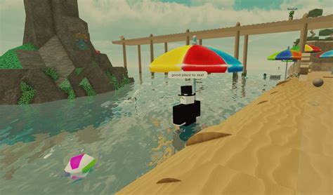 Im On Teh Beach Rroblox