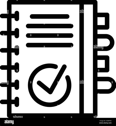 Notepad Icon Outline Style Stock Vector Image Art Alamy Notepad Icon Outline Style Stock Vector Image Art Alamy