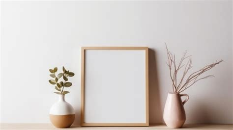 Premium AI Image White Frame