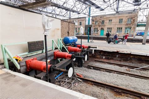 Hydraulic Buffer Stops At The Carlisle Train Station Editorial Stock Image Image Of Stops