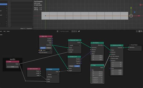 Instancing An Object Through A Curve With Fixed Distance Between Each
