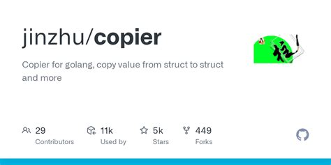 Github Jinzhu Copier Copier For Golang Copy Value From Struct To Struct And More