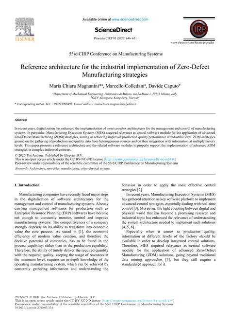 Pdf Reference Architecture For The Industrial Implementation Of Zero