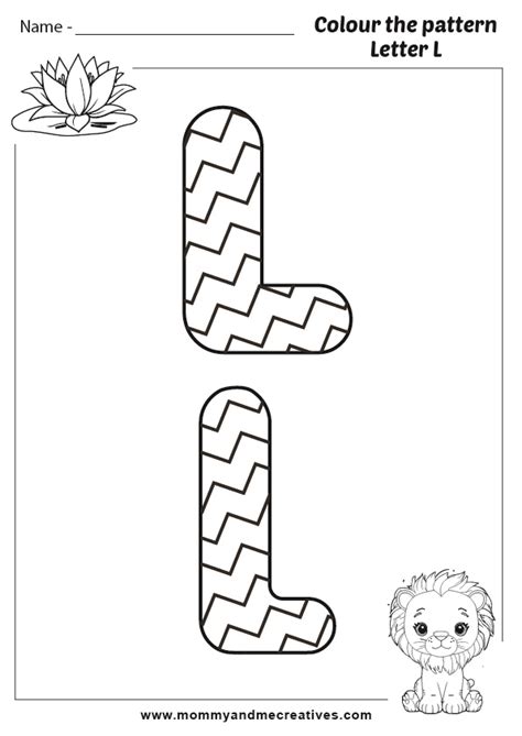 Fun Activity Color The Pattern In The 26 Alphabets Mommyandmecreatives