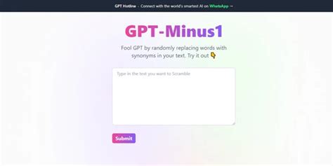 GPT Minus1 Reviews Price Info 22 Alternatives AI Tools 2025 AIxploria