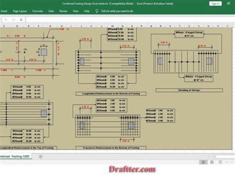 Beam Design Calculation Excel Sheet Draftter