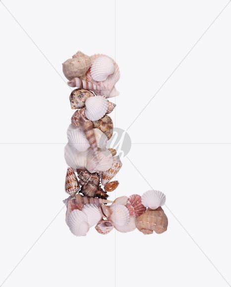 Shells Font On Yellow Images Creative Fonts S20047