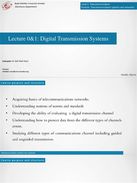 l3 telecom lecture 01 2021 pdf telecommunication data transmission