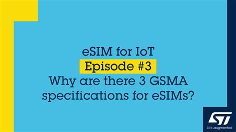 Stmicroelectronics On Linkedin Iot M2m Consumer Esim Gsma
