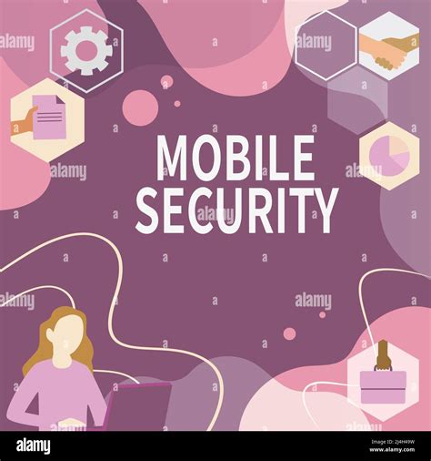 Text Sign Showing Mobile Security Business Approach Protection Of Mobile Phone From Threats And
