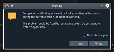 Completion And Linting Stop Working Issue Spyder Ide Spyder GitHub