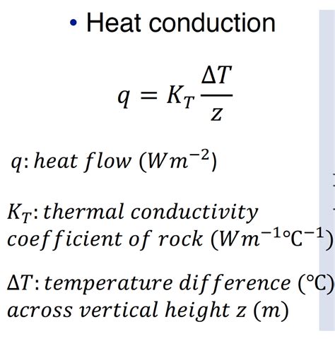 Solved Use The Heat Conduction Equation And The Information