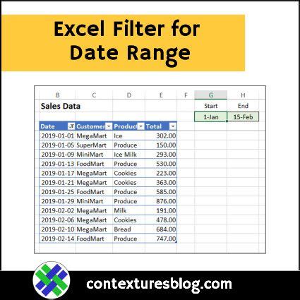 Excel Filter For Date Range Ways Artofit