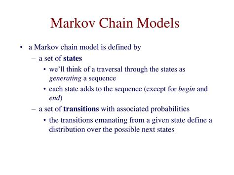 PPT Markov Chain Models PowerPoint Presentation Free Download ID 6262293