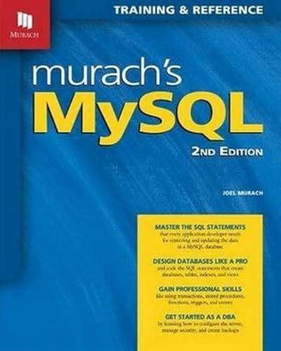 Murachs Mysql Training And Reference Murach Joel 9781890774820 Abebooks