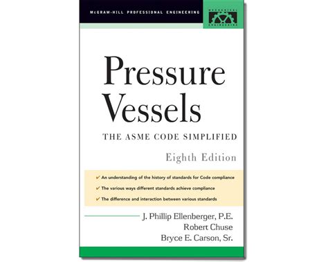 Pressure Vessels Asme Code Simplified By J Phillip Ellenberger Builders Book Inc Bookstore