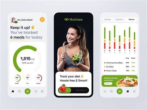 Nutrisee Diet Tracker Mobile App By Hyperfantasy For Waffle Space On