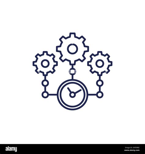 Efficiency Effective Operations Line Icon Stock Vector Image And Art Alamy