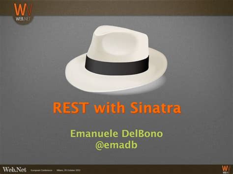 Sinatra For Rest Services Ppt