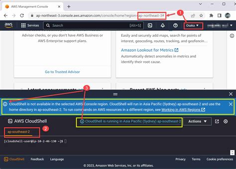 Aws Console Toolbar A New Feature That Brings Both Aws Management Console And Aws Cloudshell