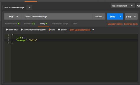 mongodb how to insert data on mongo db through restheart api stack