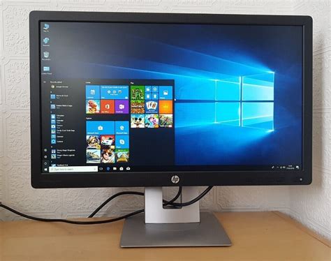 HP EliteDisplay E232 23 IPS LED Monitor Full HD HDMI Ideal For Gaming Cctv Desktop Pc Computer