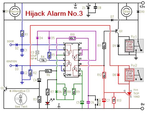 Hijack Alarm No 3 Controlcircuit Circuit Diagram