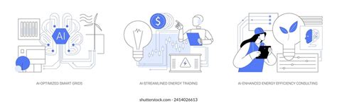 Ai Energy Supply Abstract Concept Vector Stock Vector Royalty Free 2524630251 Shutterstock