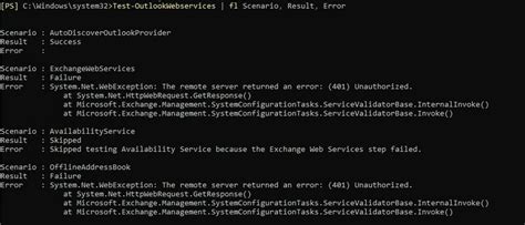 Test Webservicesconnectivity Fails At Ews Getfolder Collaboration Spiceworks Community