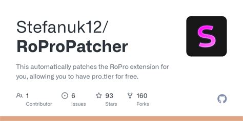 Github Stefanuk12ropropatcher This Automatically Patches The Ropro Extension For You