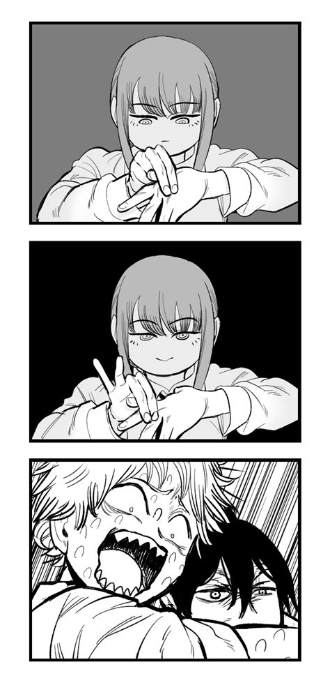 Makima Denji And Hayakawa Aki Chainsaw Man Drawn By Doodleshark