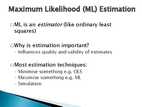 Maximum Likelihood Missing Data Rachael Bedford Mplus Longitudinal