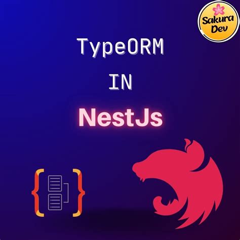 Vahid Nejad On Linkedin Nestjs Typeorm Postgres