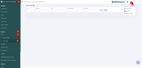 How To Access Linux Sudo Usage Reports Go Endpoint Manager